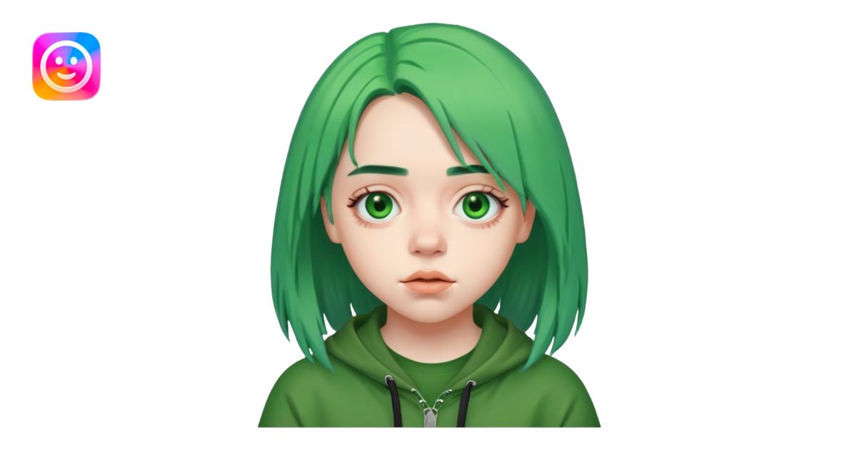 Billie Ellish emoji | AI Emoji Generator