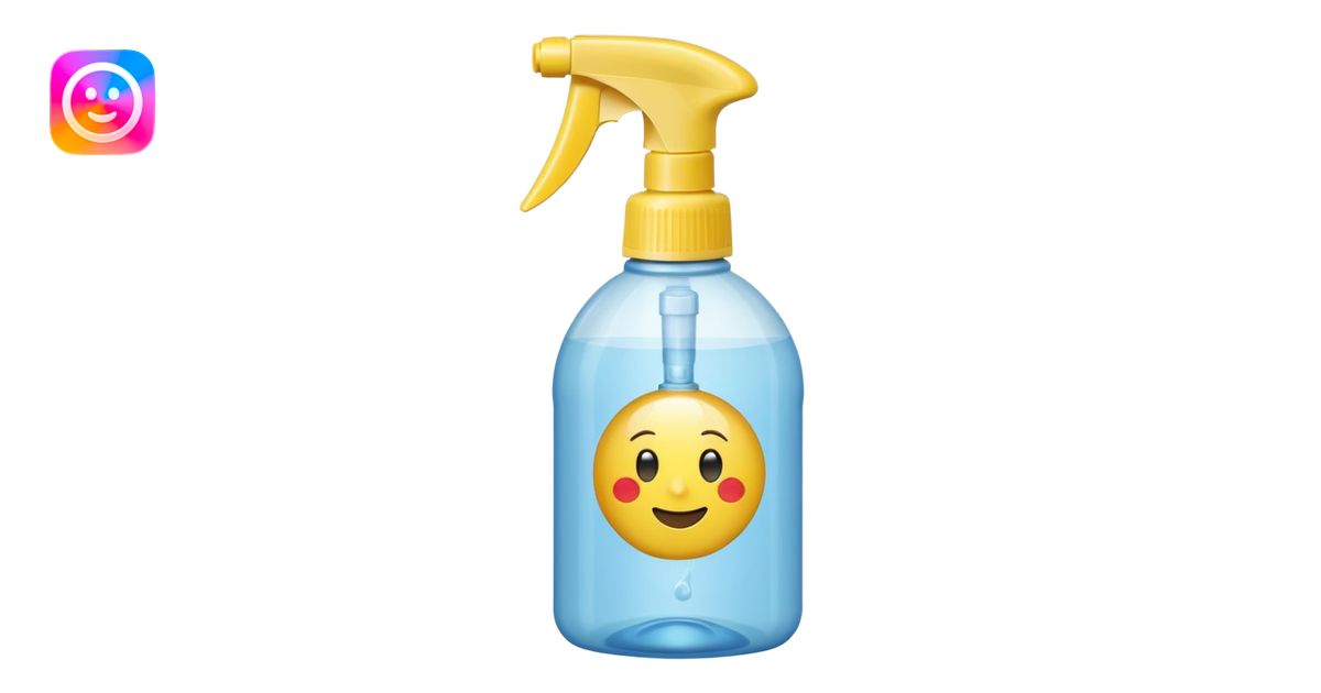 plastic spray bottle with simple trigger top and translucent body ...
