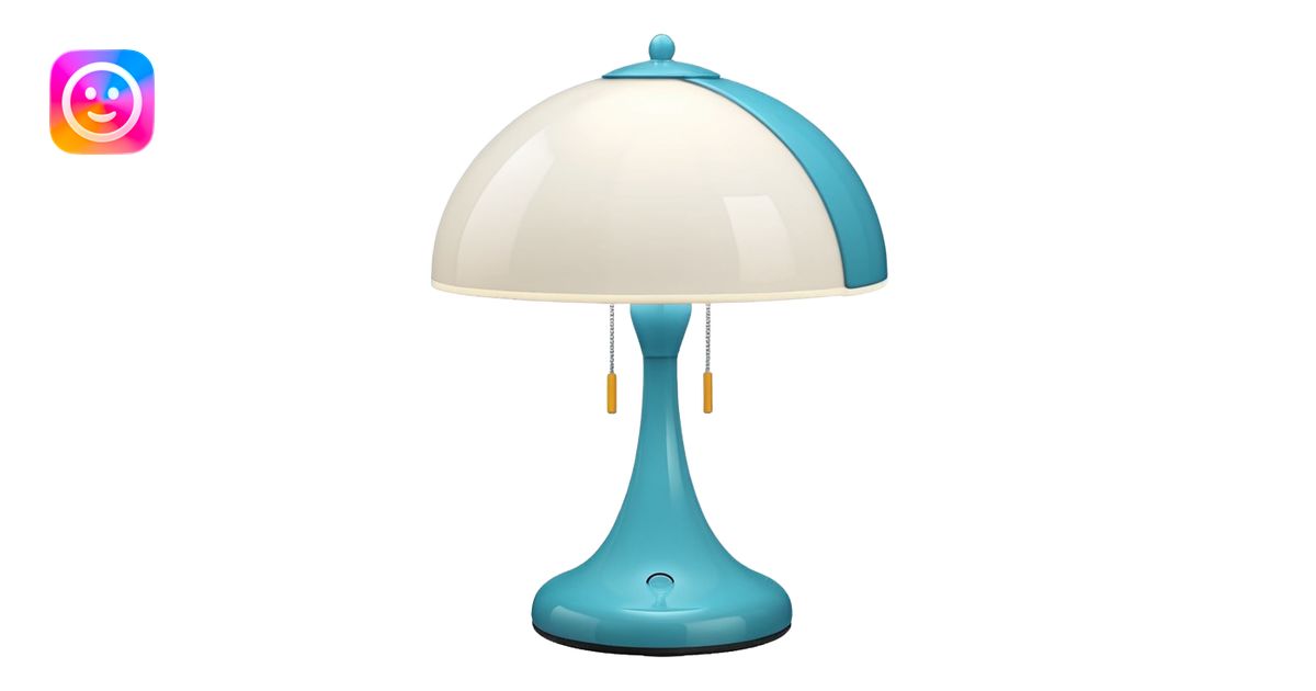 Panthella 160 Portable v3 table lamp emoji | AI Emoji Generator