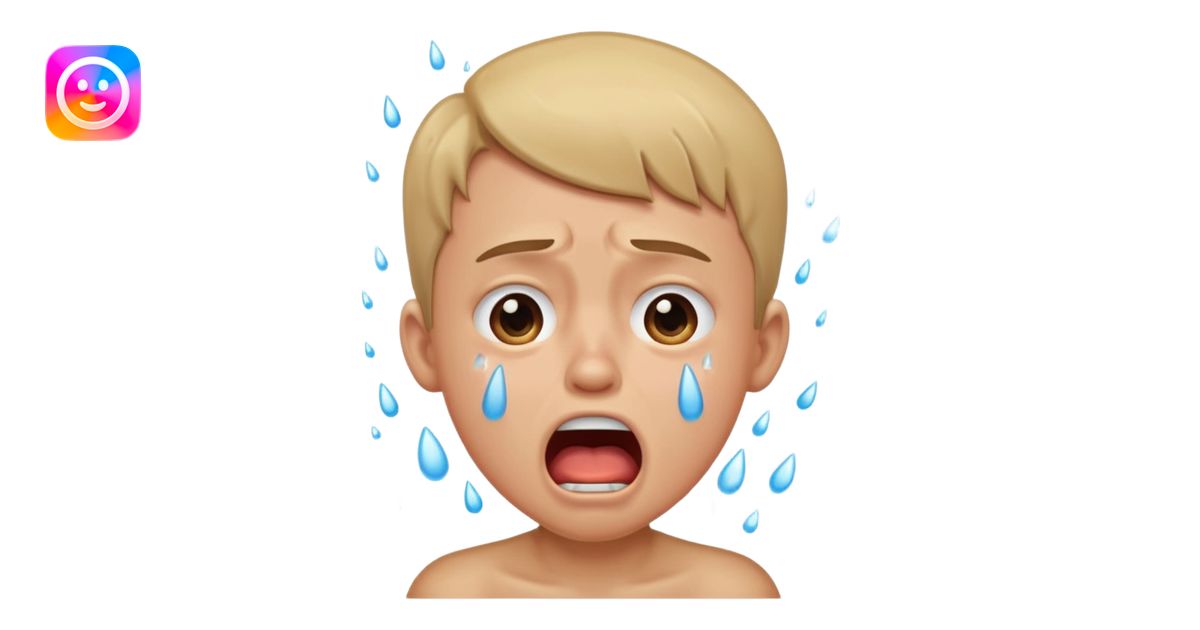 boy crying with shout emoji | AI Emoji Generator