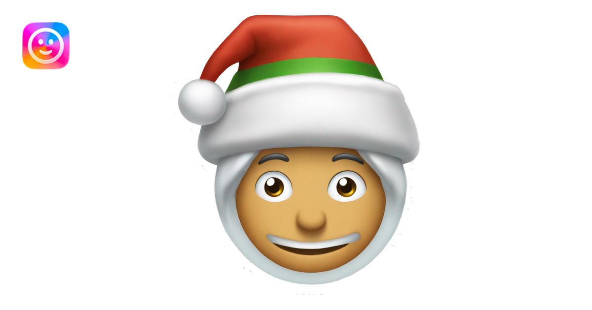 igloo xmas santa hat emoji | AI Emoji Generator