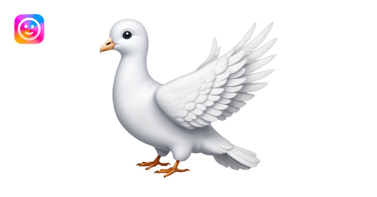 white dove emoji | AI Emoji Generator