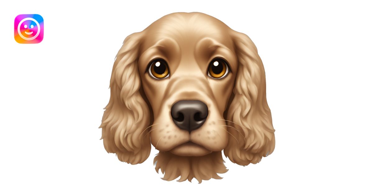 cocker spaniel emoji | AI Emoji Generator