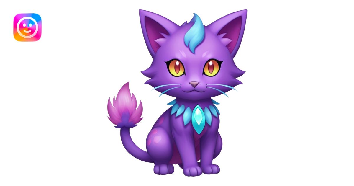 Shiny Magical Elemental Purrloin-Delcatty-Pokémon-Fakémon-hybrid ...