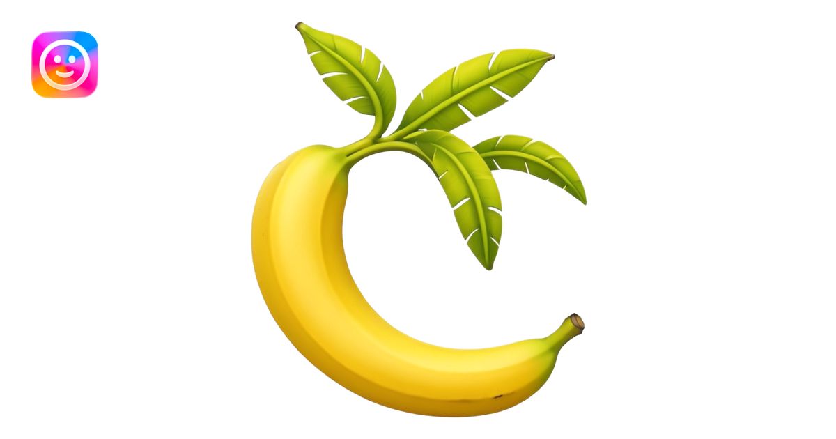 Savanna Banana logo emoji | AI Emoji Generator