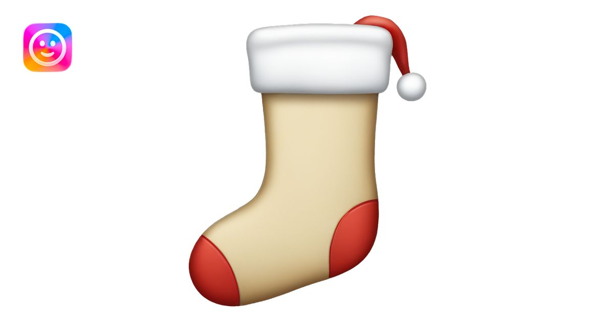 Christmas Stocking emoji | AI Emoji Generator