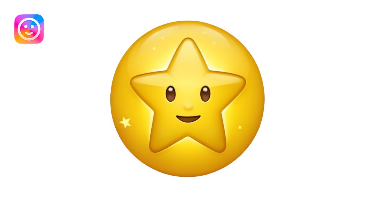 glowing star emoji | AI Emoji Generator