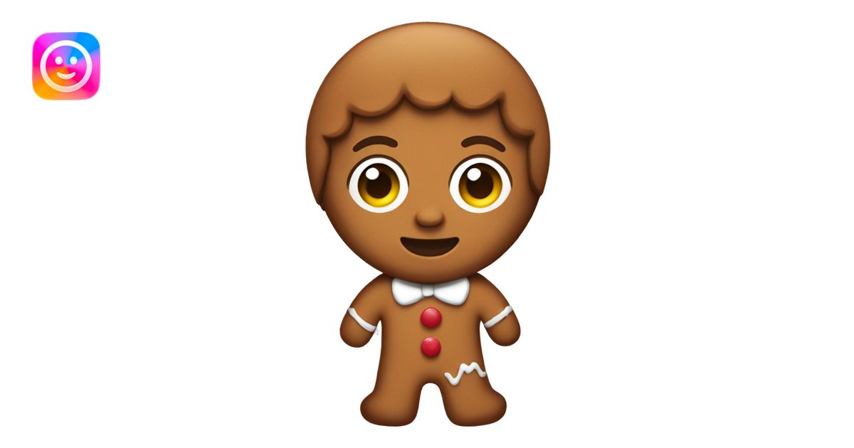 Gingerbread emoji | AI Emoji Generator