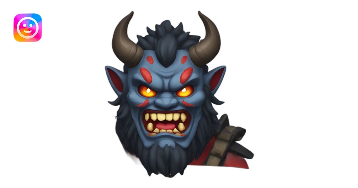 Oni oni emoji | AI Emoji Generator