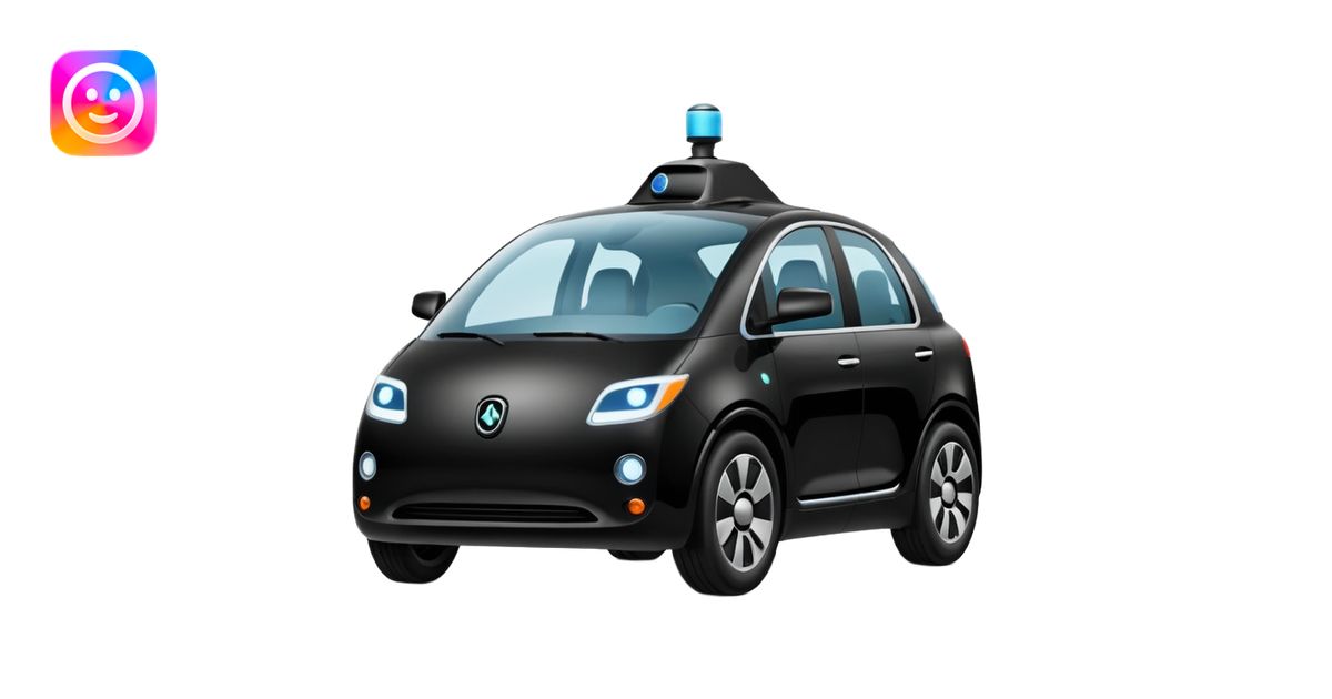 limo luxury self driving car emoji | AI Emoji Generator