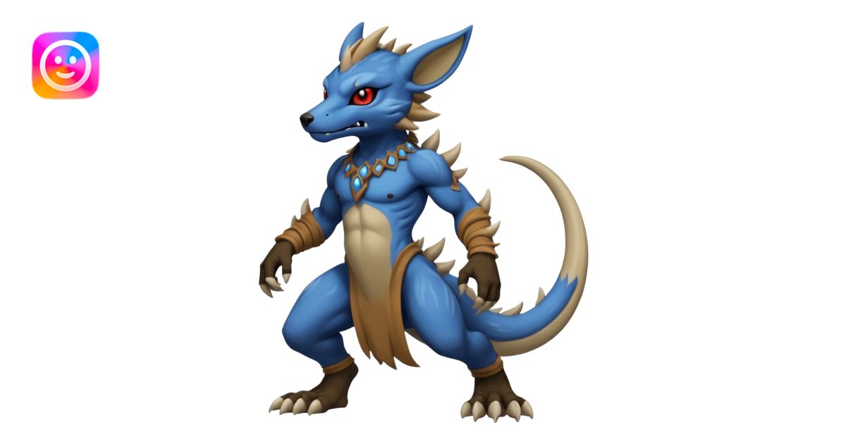 Anthro Vernid-WickerBeast-Protogen-Primagen-Fakémon Full Body emoji ...