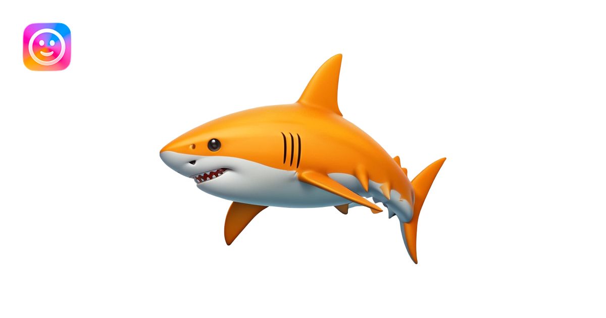 orange Shark emoji | AI Emoji Generator
