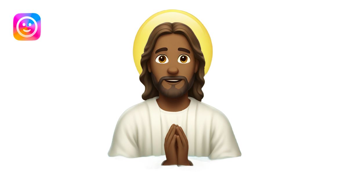 jesus being baptized emoji | AI Emoji Generator
