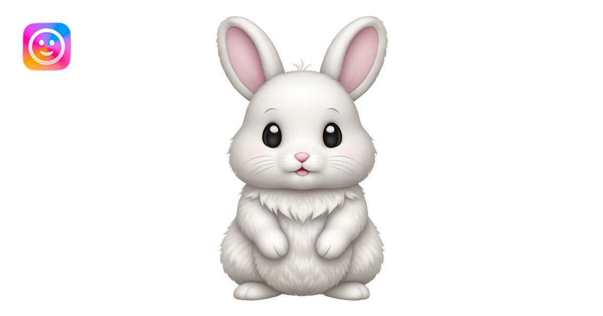 little bunny, full body emoji | AI Emoji Generator