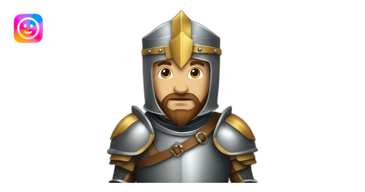 Medieval knight emoji | AI Emoji Generator