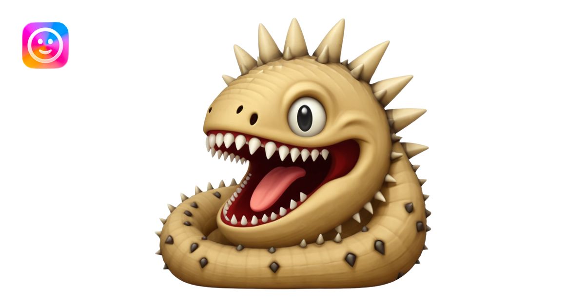 Sand worm from dune make the mouth a hole with long spiky teeth NO EYES ...