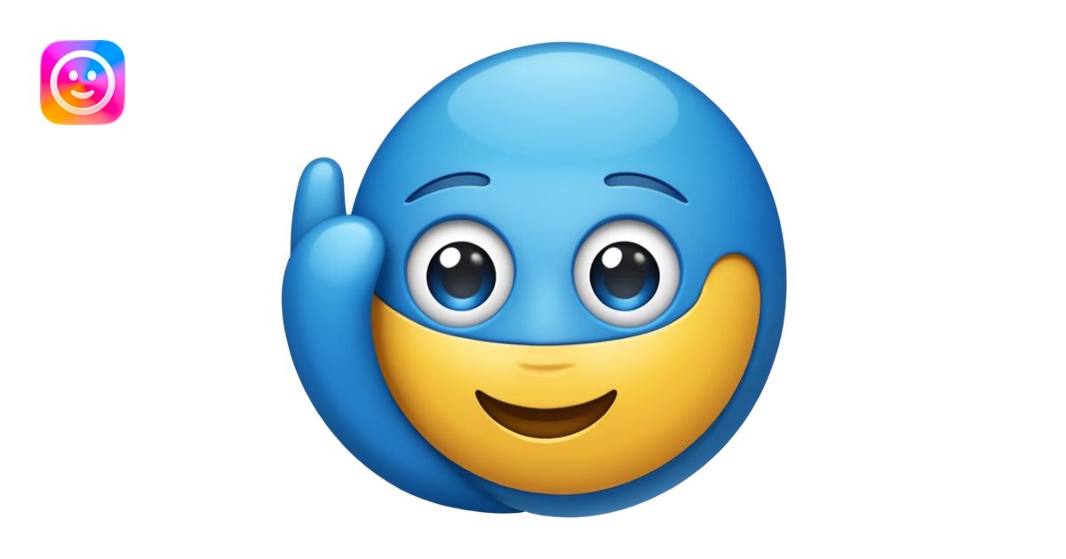 Mavi tik emoji | AI Emoji Generator