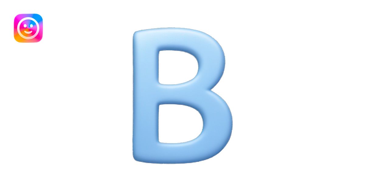 asl letter b emoji | AI Emoji Generator