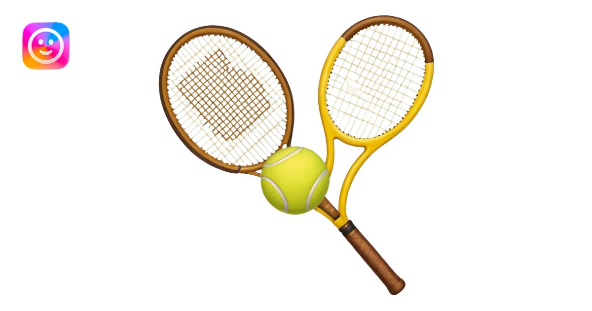 tennis ball and racket emoji | AI Emoji Generator