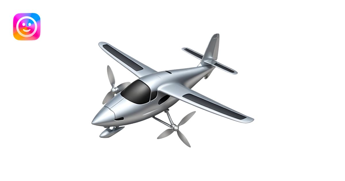 Propeller Craft – Small flying craft with spinning blades emoji | AI ...