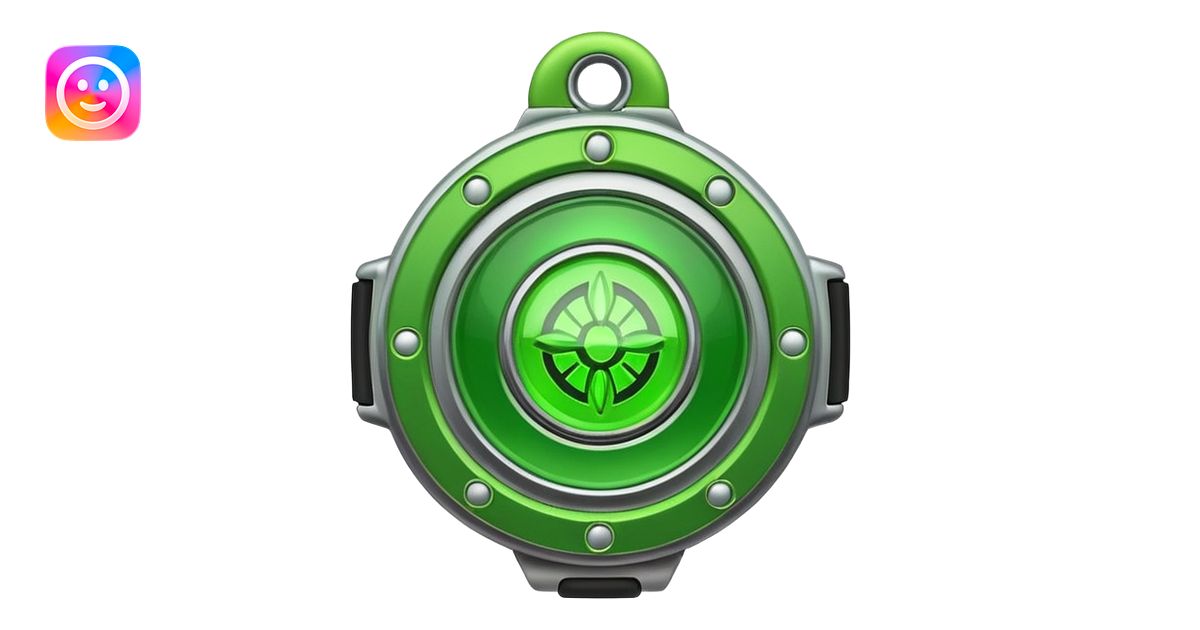 “Make a flat classic Ben 10 Omnitrix.” emoji | AI Emoji Generator