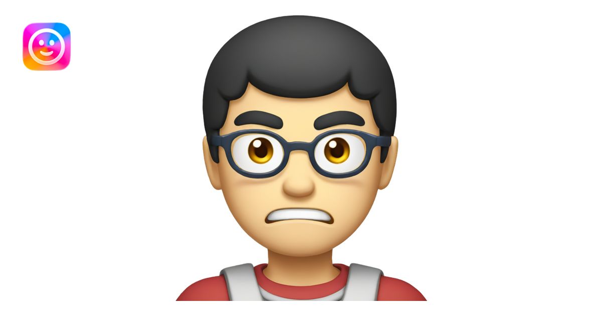 Angry nobita emoji | AI Emoji Generator