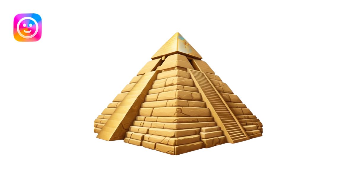 Egypt pyramid emoji | AI Emoji Generator