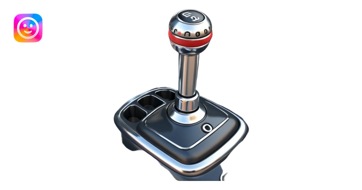 5 speed transmission shifter emoji | AI Emoji Generator