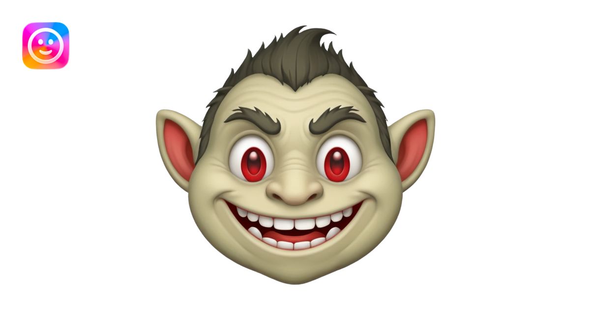 Troll face emoji | AI Emoji Generator