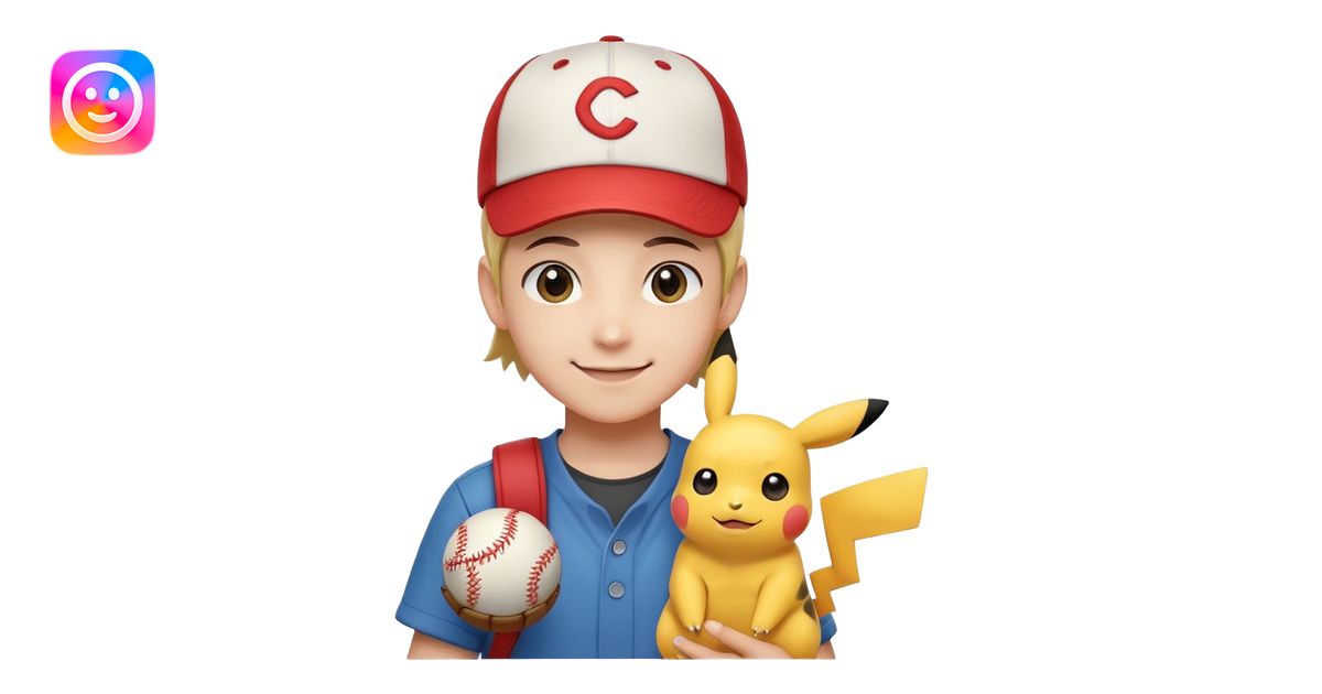 Pokemon and the new Pokemon Trainers emoji | AI Emoji Generator