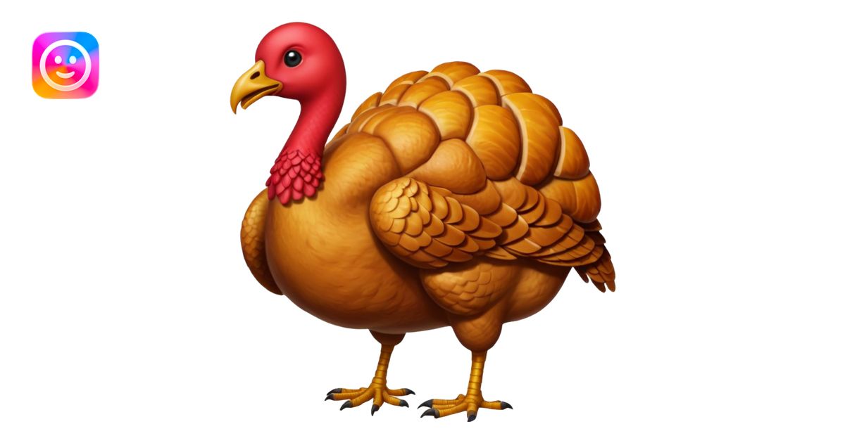 a headless turkey emoji | AI Emoji Generator