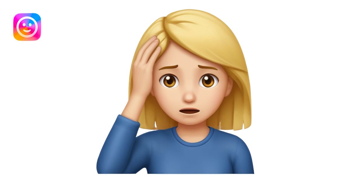 girl emoji scratching head confused emoji | AI Emoji Generator
