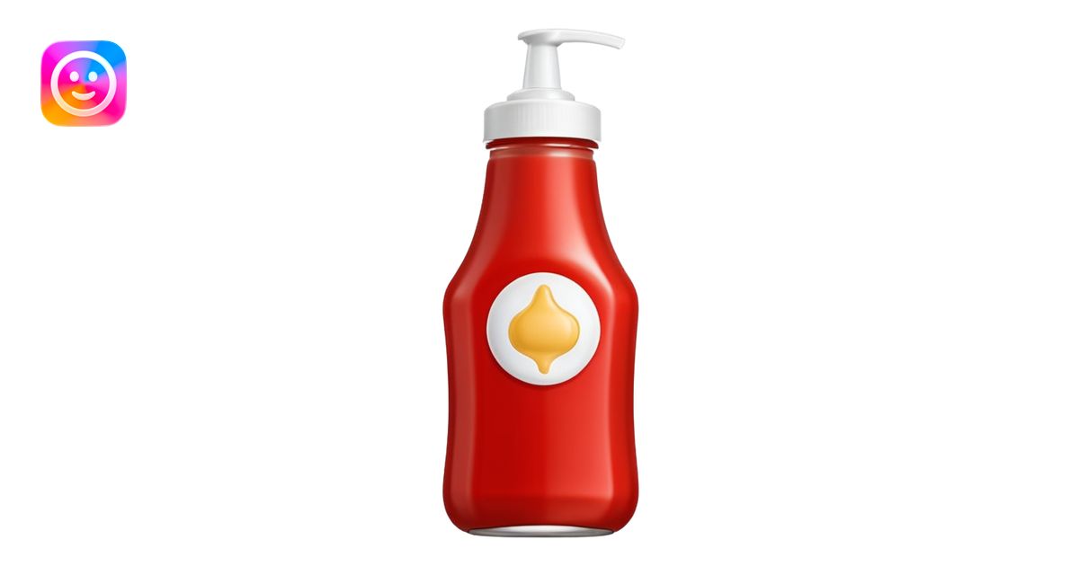 ketchup e mayonaise sbammm single use portion emoji | AI Emoji Generator