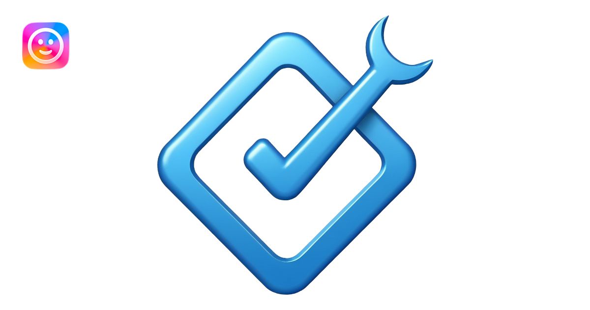 Roblox Verified check mar emoji | AI Emoji Generator
