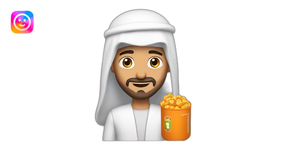 Arab guy with tnt emoji | AI Emoji Generator