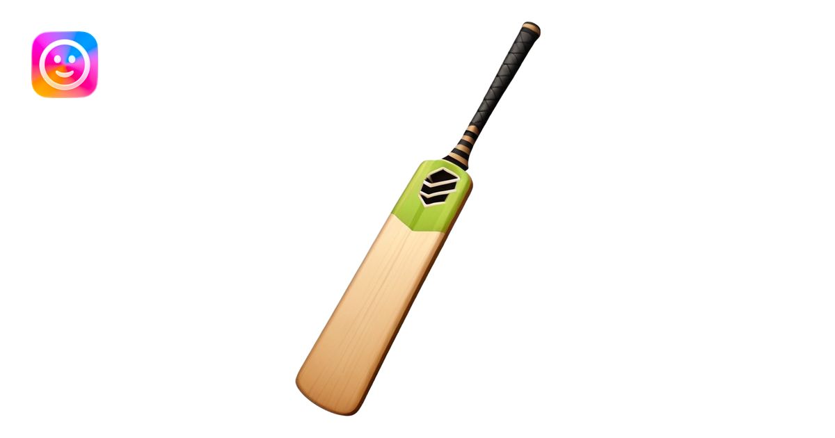 Cricket bat emoji | AI Emoji Generator