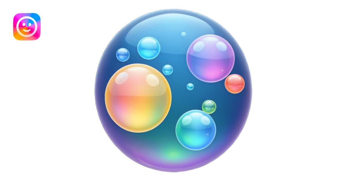 Bubbles emoji | AI Emoji Generator