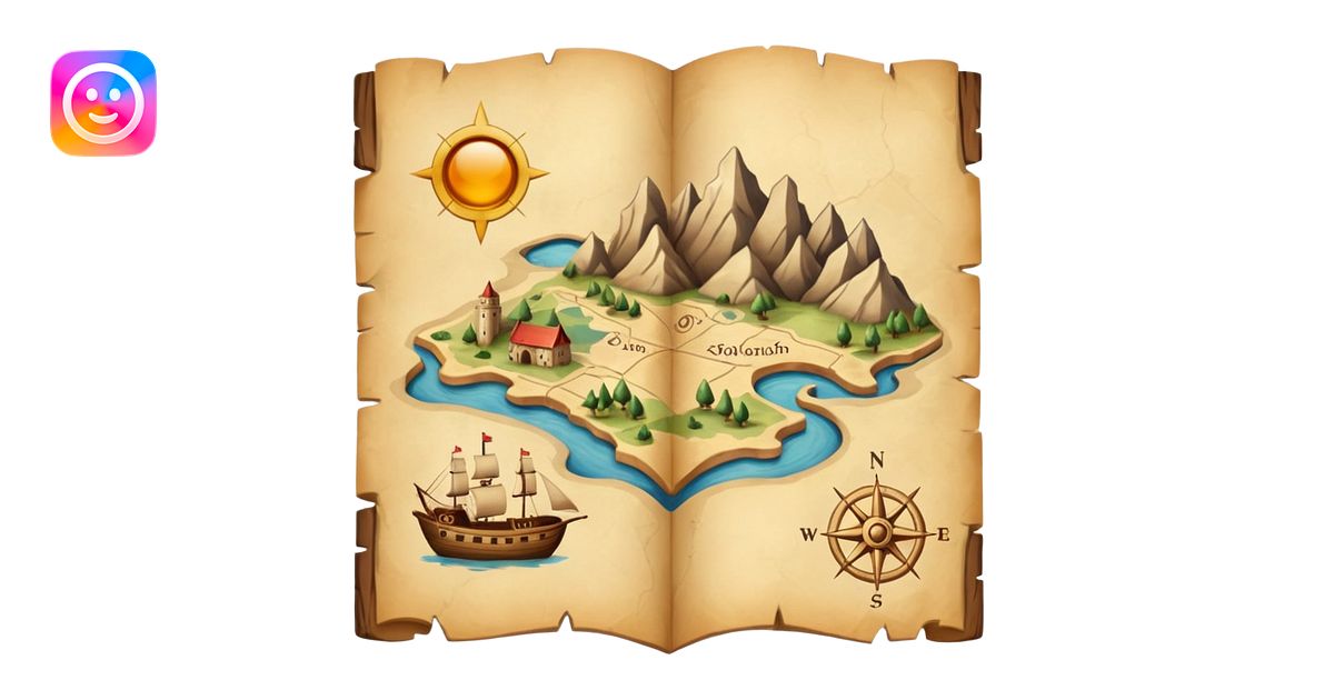 exploration map emoji | AI Emoji Generator