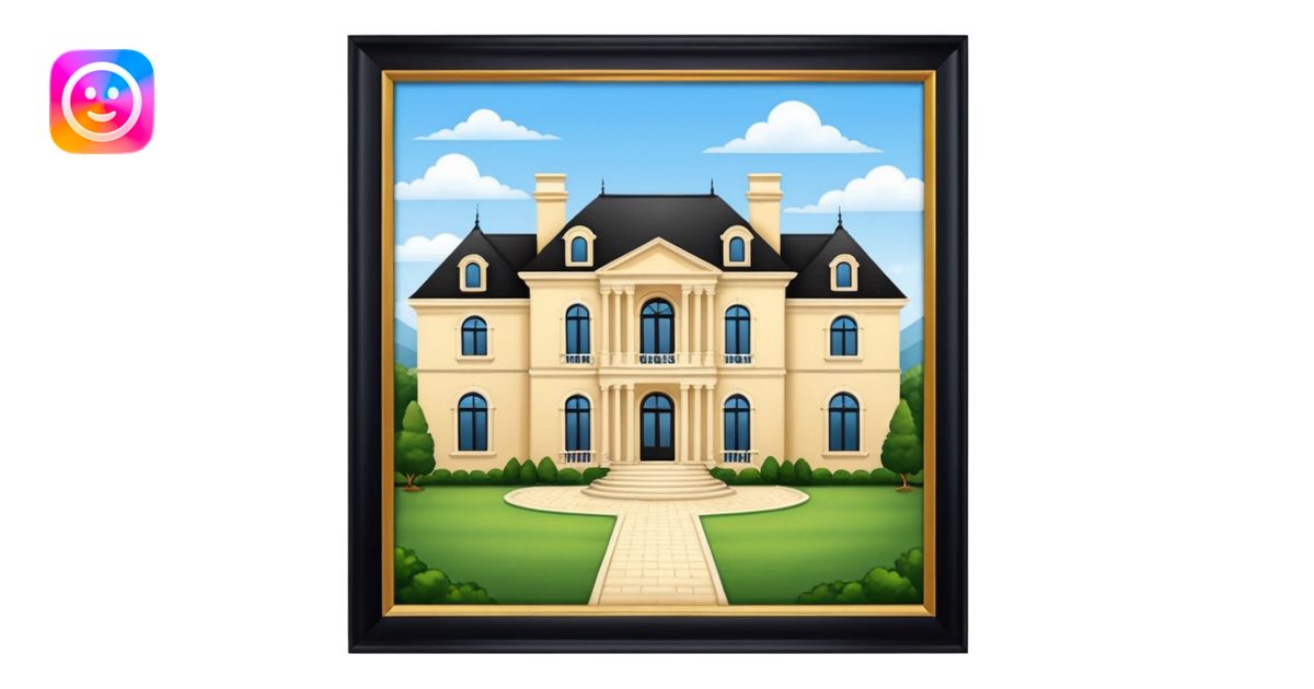 luxury estate emoji | AI Emoji Generator