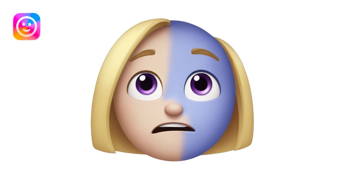 inside out shy and scared emoji | AI Emoji Generator