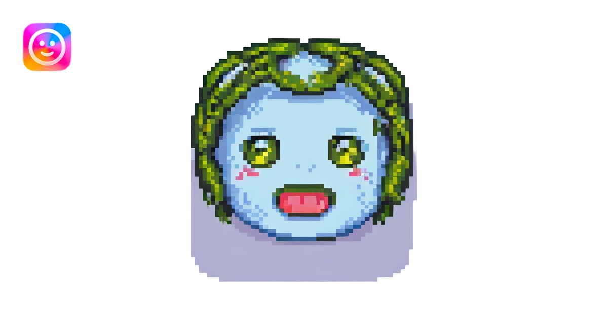 unique gaming emote, pixel art style, retro gaming vibe, playful ...