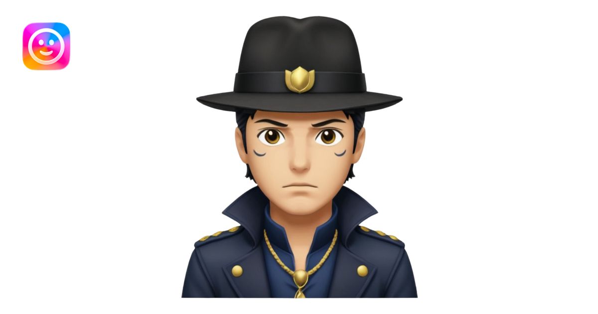 Jotaro Kujo emoji | AI Emoji Generator