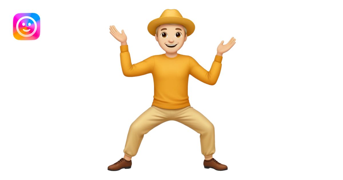 cheese man dancing emoji | AI Emoji Generator