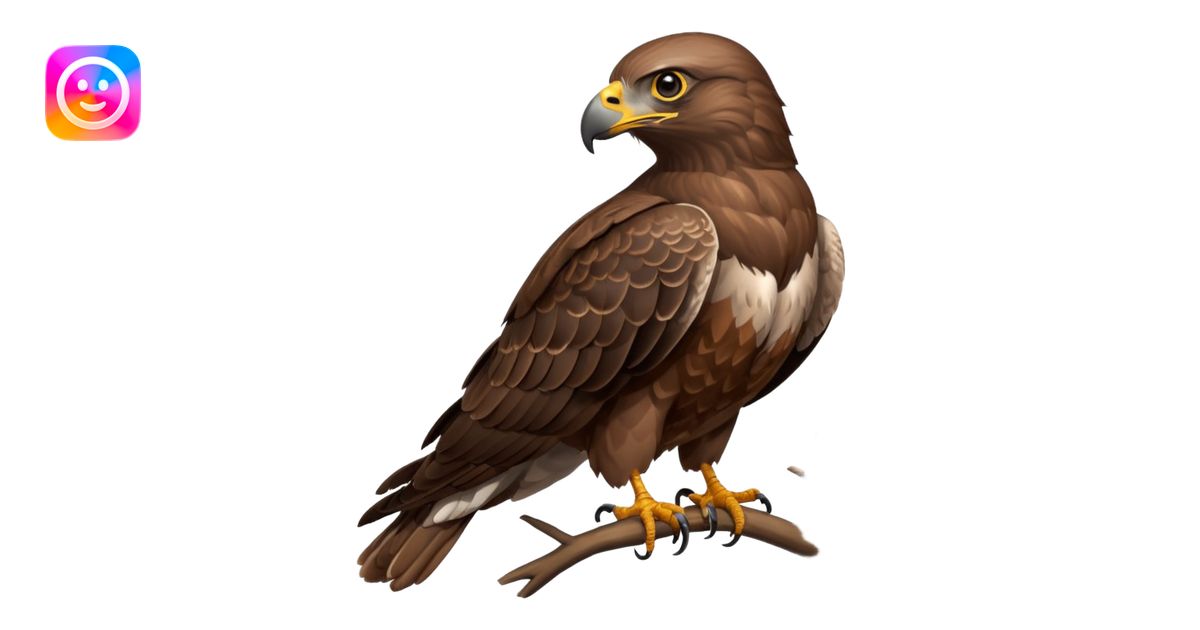 Common Buzzard emoji | AI Emoji Generator