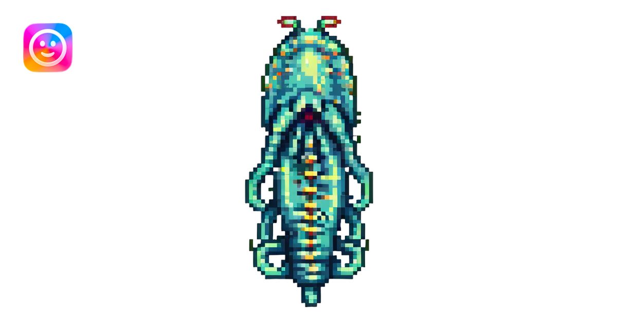 MRI parasitic embryo, digital, fetal small shape, eerie, horror, pupa ...