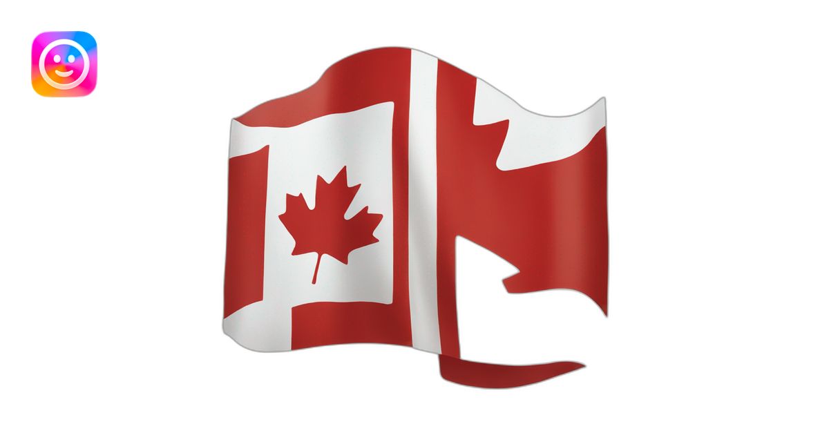 Canada flag emoji | AI Emoji Generator