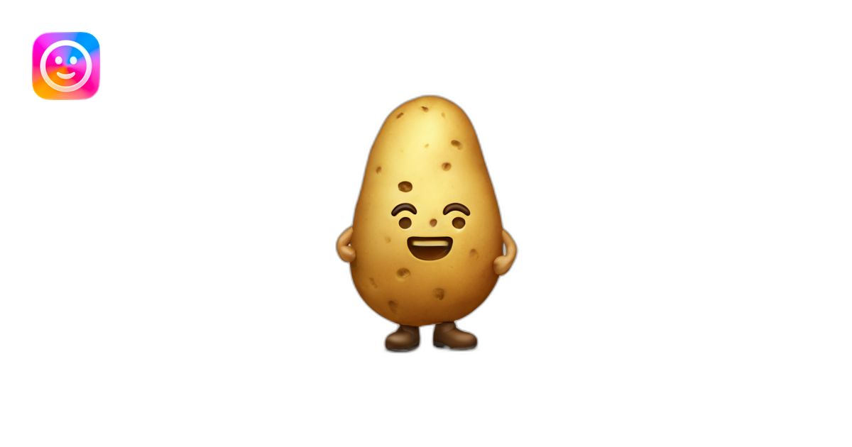 a potato man emoji | AI Emoji Generator