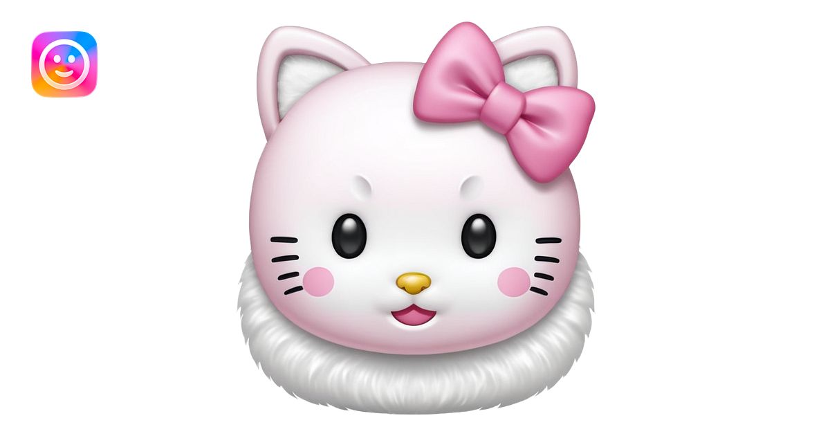 Hello kitty emoji | AI Emoji Generator