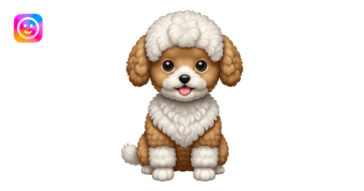 toy poodle emoji | AI Emoji Generator