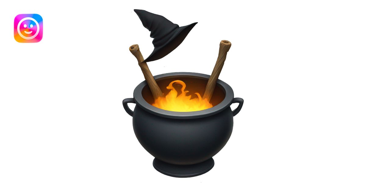 witch cauldron emoji | AI Emoji Generator